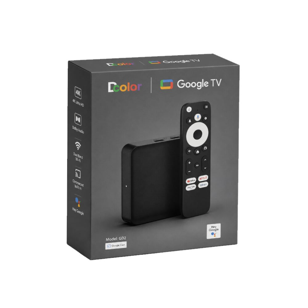 GD2 Google TV Box – 4K Smart Streaming | Fastrak SA