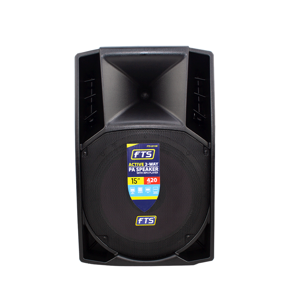 FTS Active Speaker Box [FTS-2515B] - Tops: Active & Passive – Fastrak